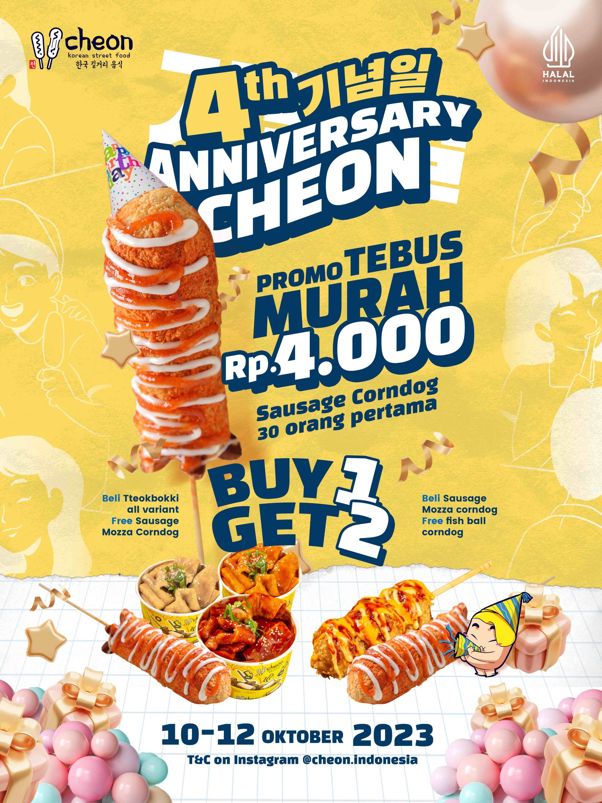 PROMO TEBUS MURAH 4.000 Special Anniversary Cheon Indonesia - Cheon ...